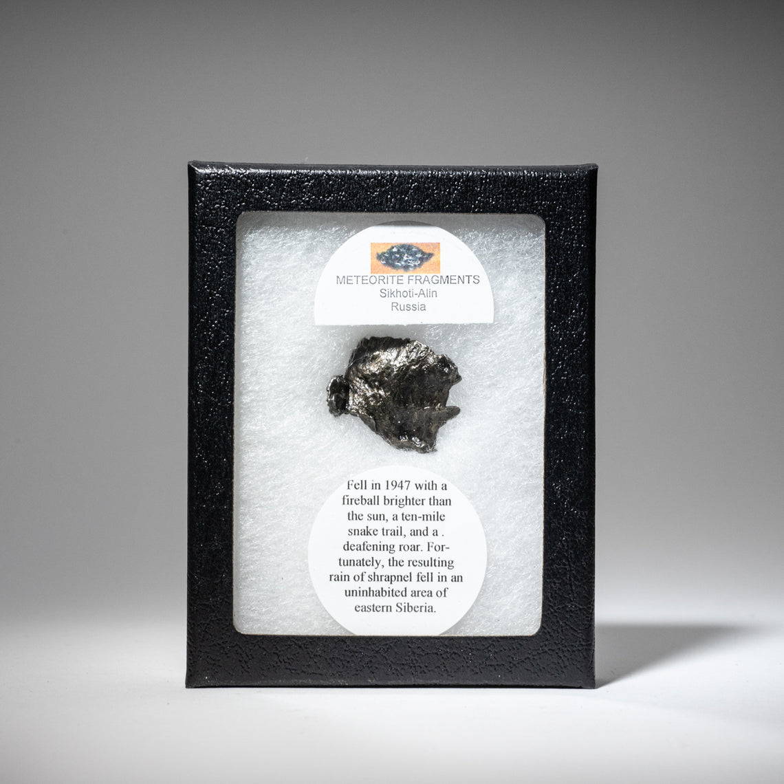 Meteorites in Display Cases — Astro Gallery of Gems