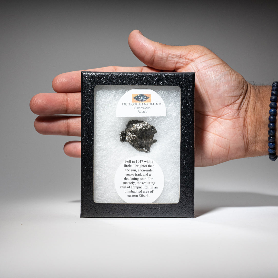 Meteorites in Display Cases — Astro Gallery of Gems